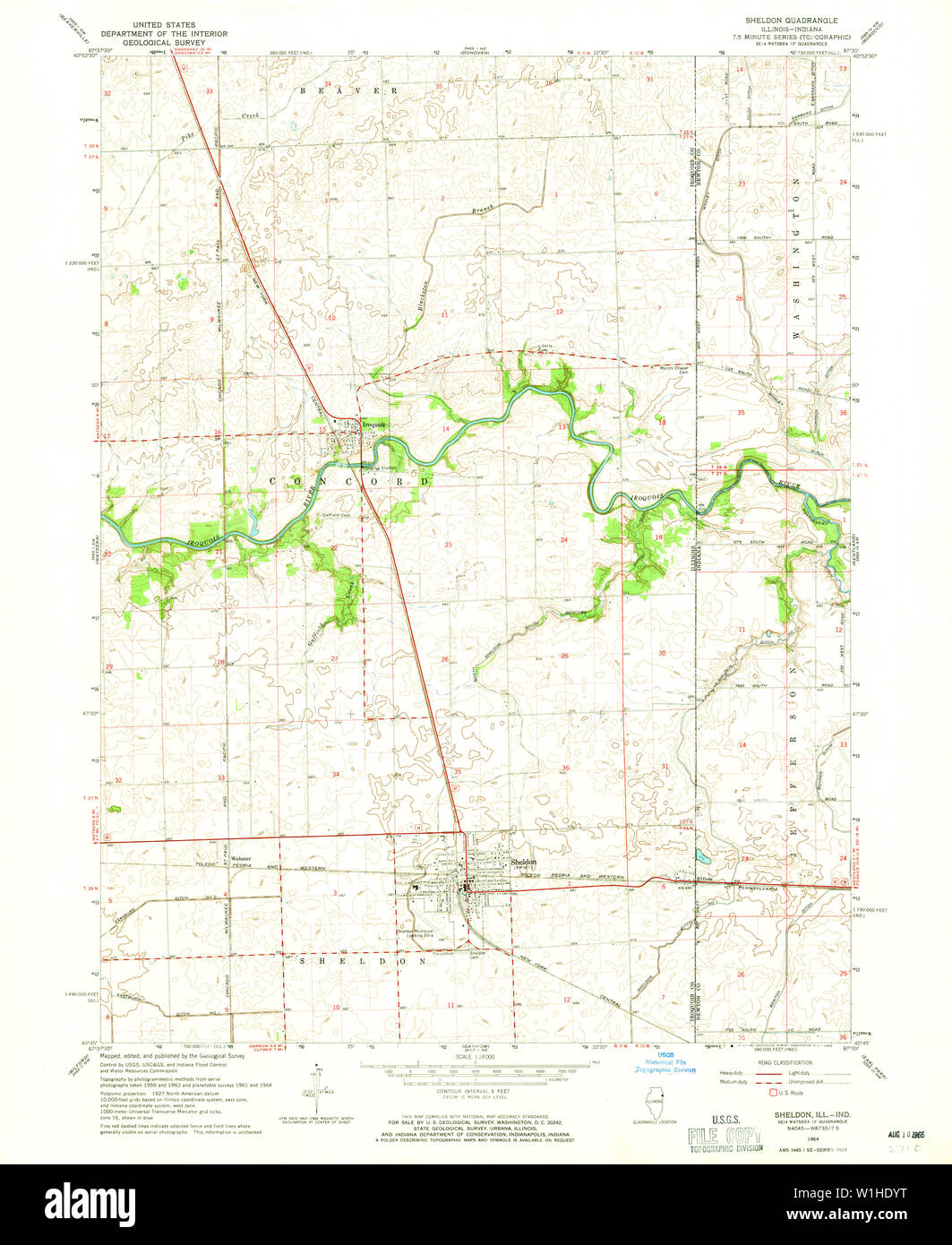 Sheldon map hi-res stock photography and images - Alamy