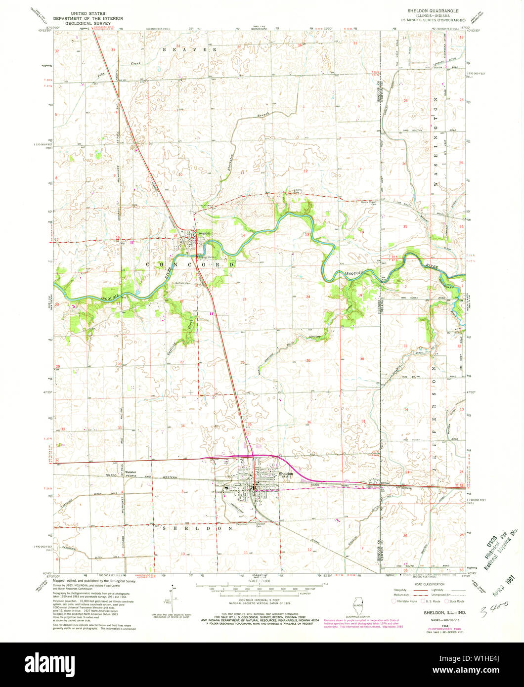 Sheldon map hi-res stock photography and images - Alamy