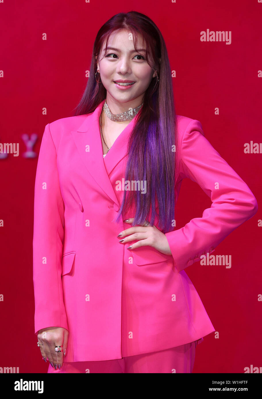 03rd July, 2019. S. Korean singer Ailee South Korean singer Ailee poses ...