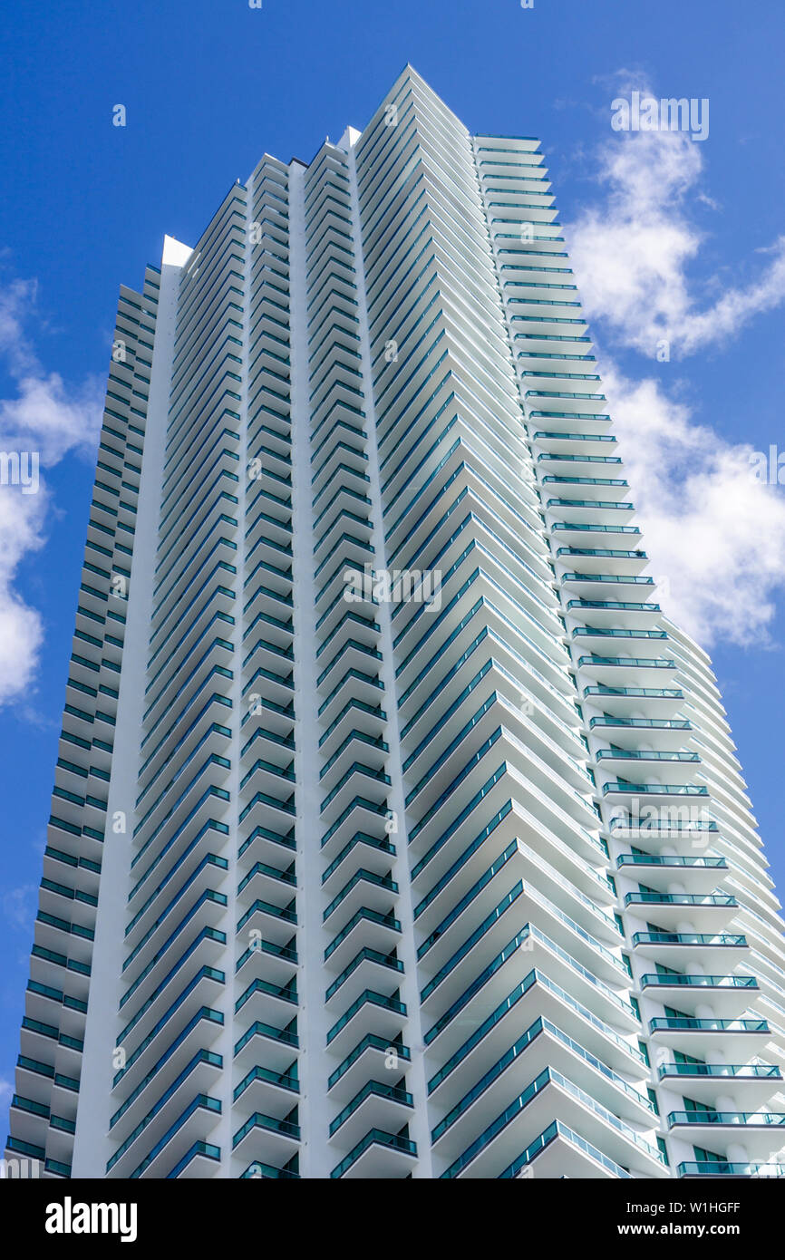 Miami Florida,Biscayne Boulevard,downtown,high rise skyscraper ...