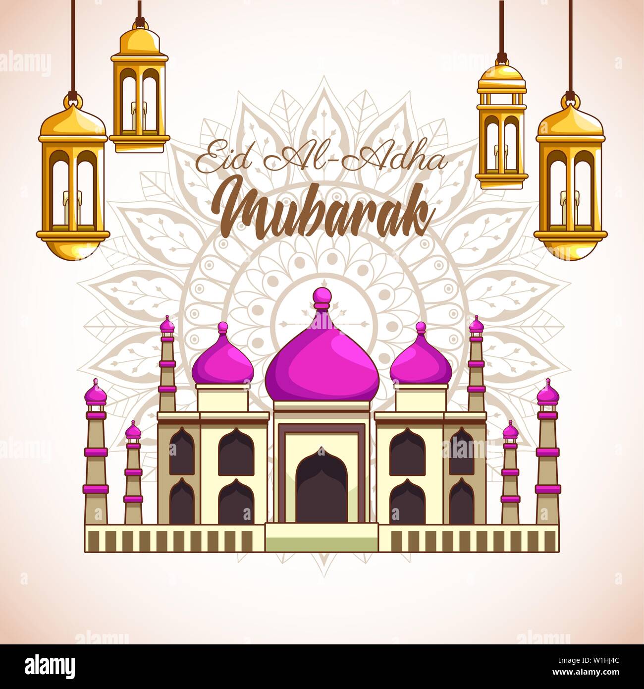 major festival of the Muslims Stock Vector Image & Art - Alamy