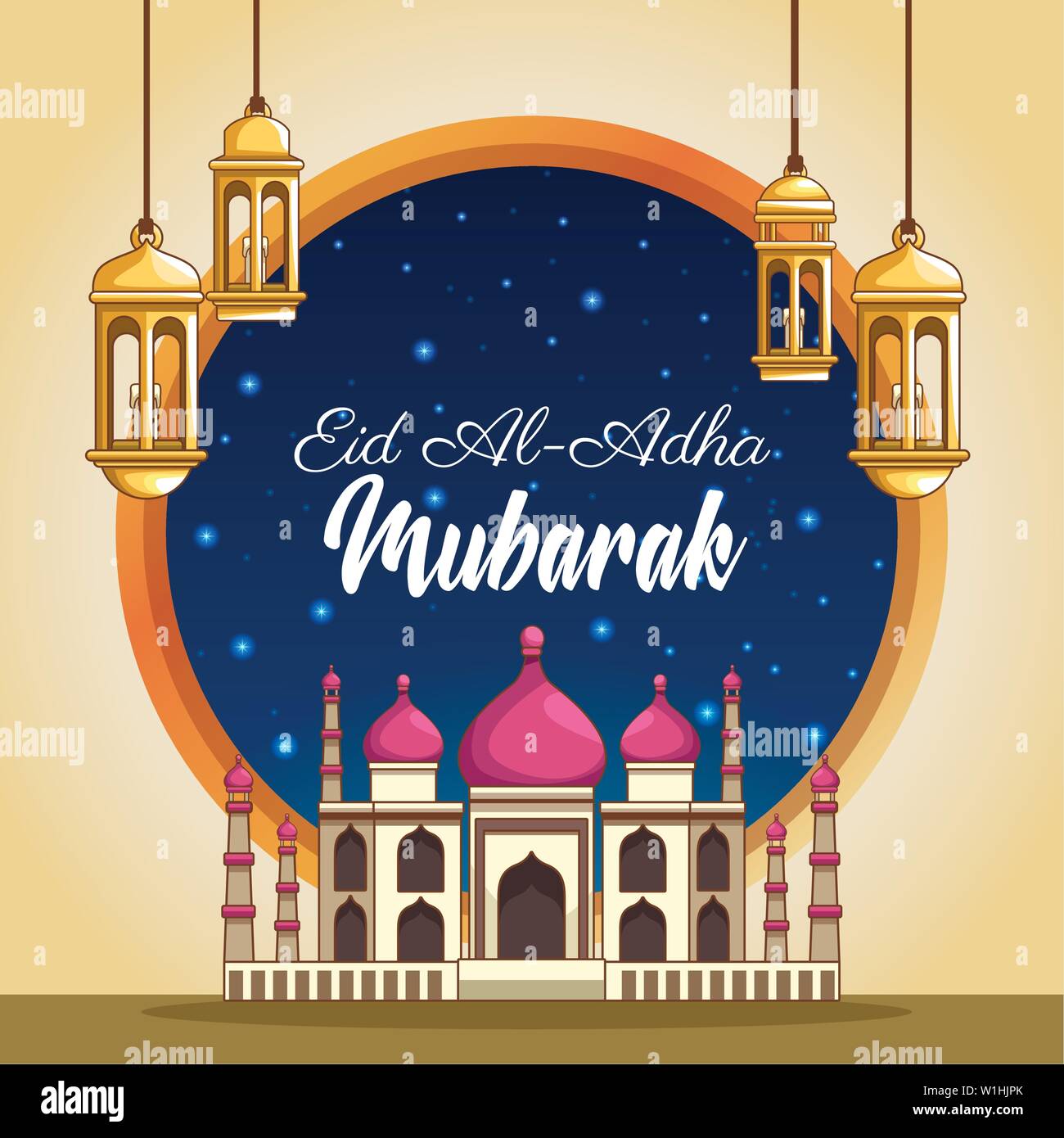 major festival of the Muslims Stock Vector Image & Art - Alamy