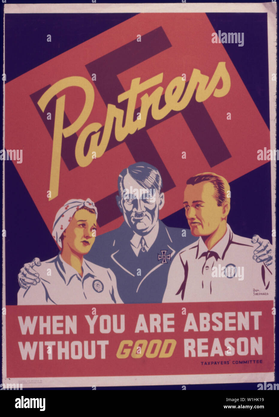 Partners. When You are Absent without Good Reason Stock Photo - Alamy