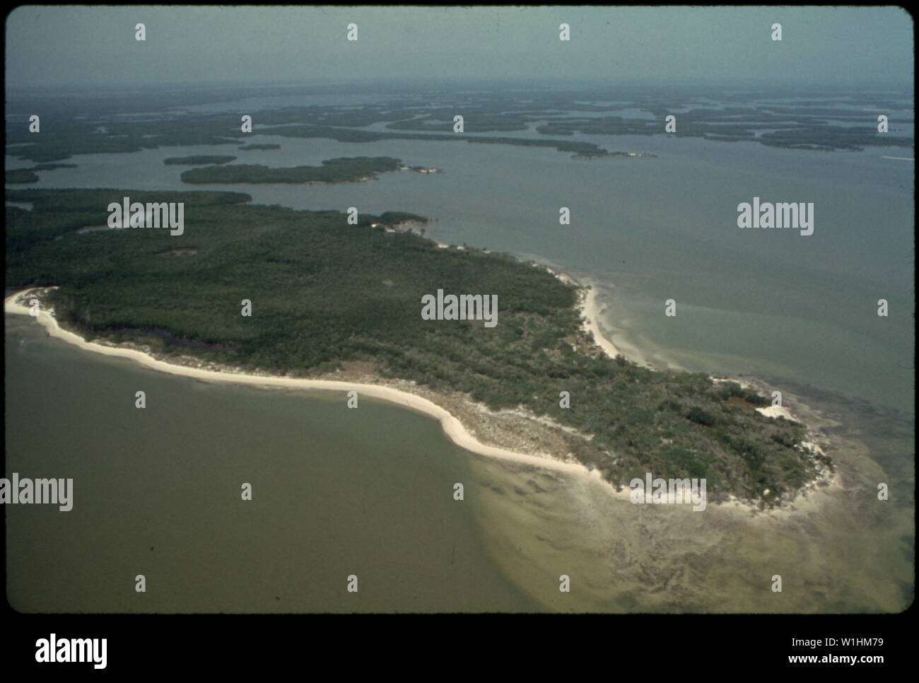 Photograph of One of the Uninhabited Islands between the Southern Coast ...