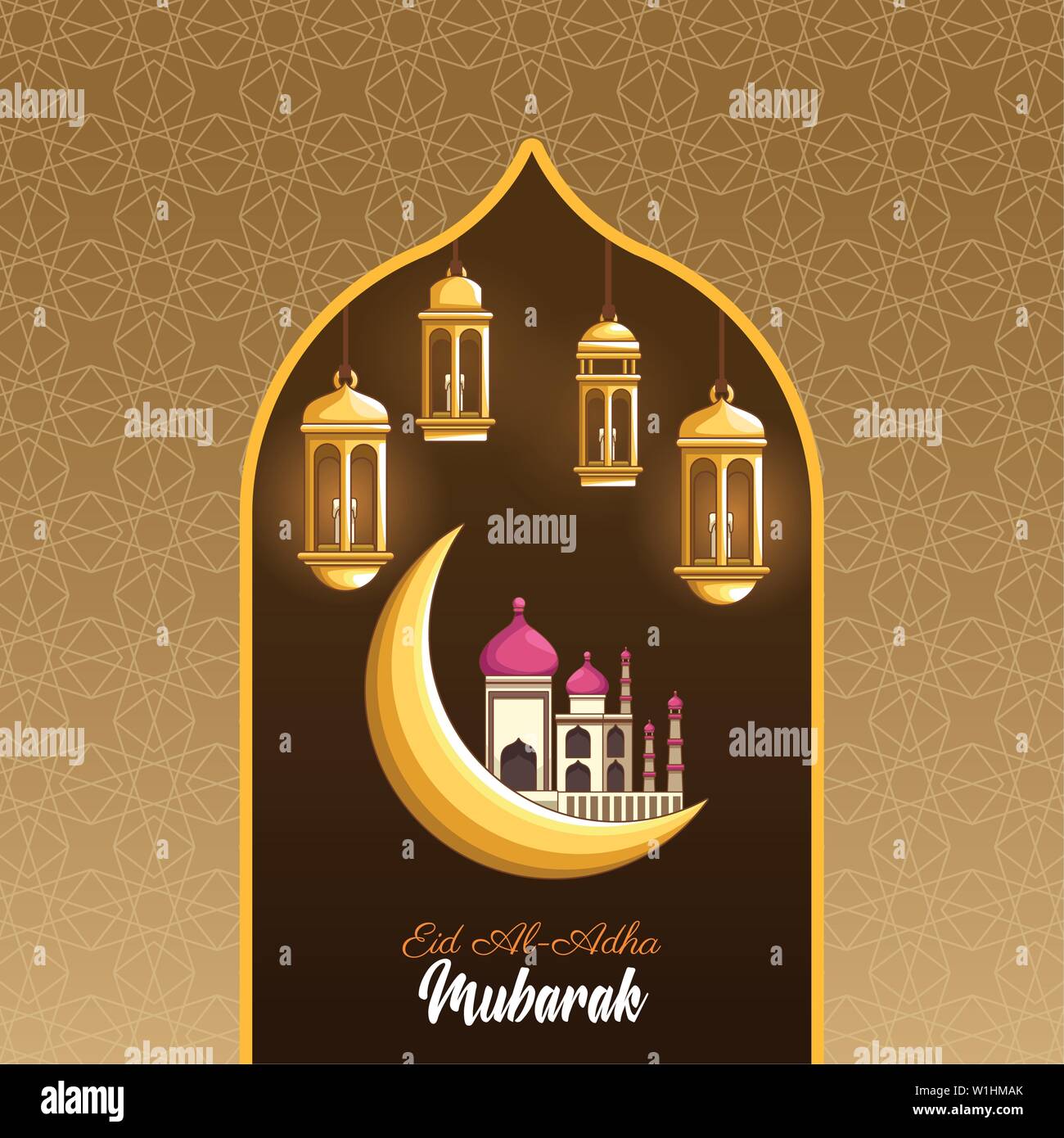 Muslims community Stock Vector Images - Alamy