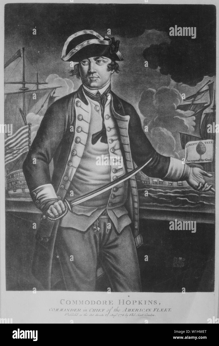 Photograph of the Commander in Chief of the American Fleet; Scope and ...