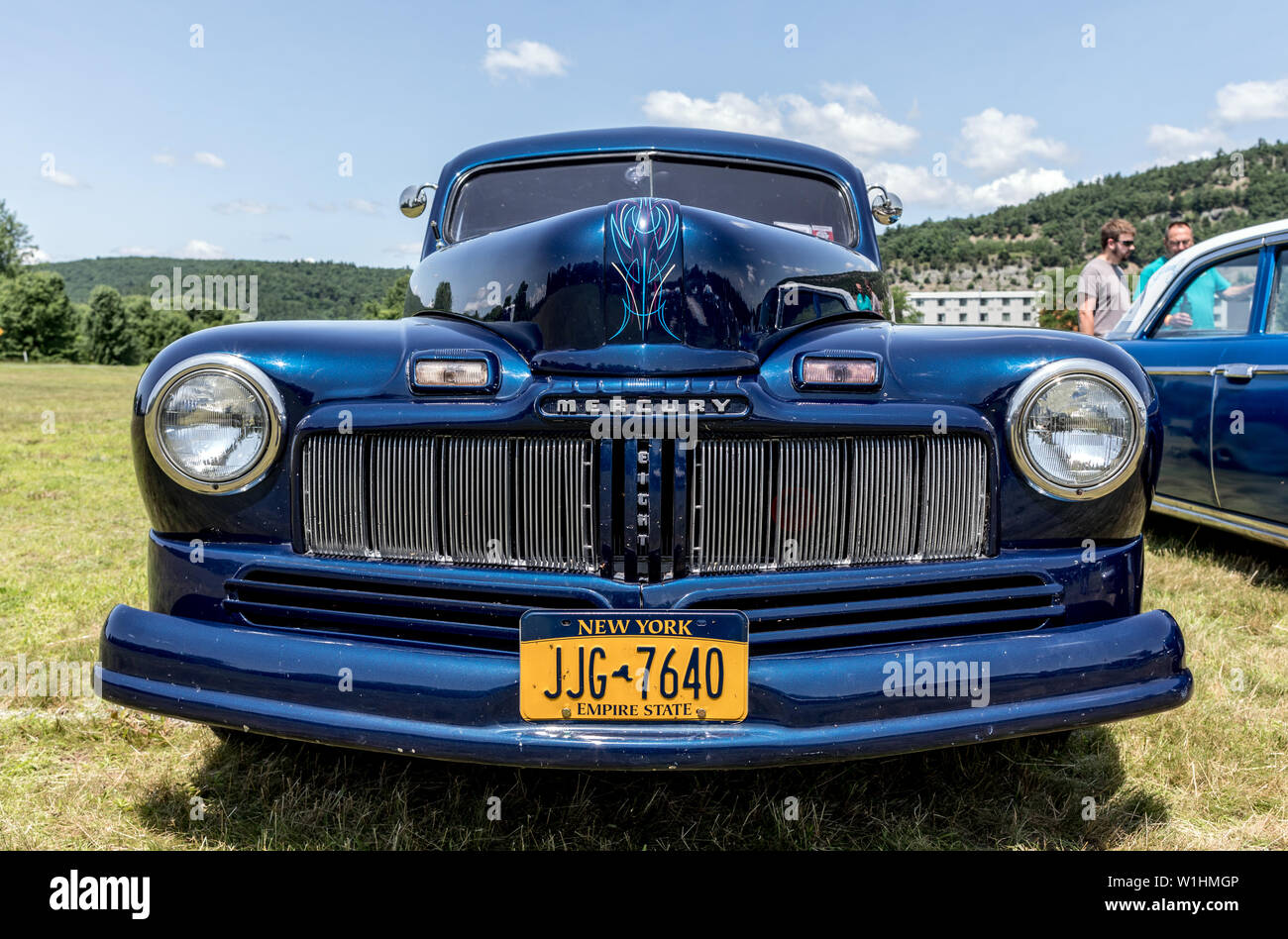 Classic 1947 Mercury Eight Hotrod New York State USA Stock Photo - Alamy