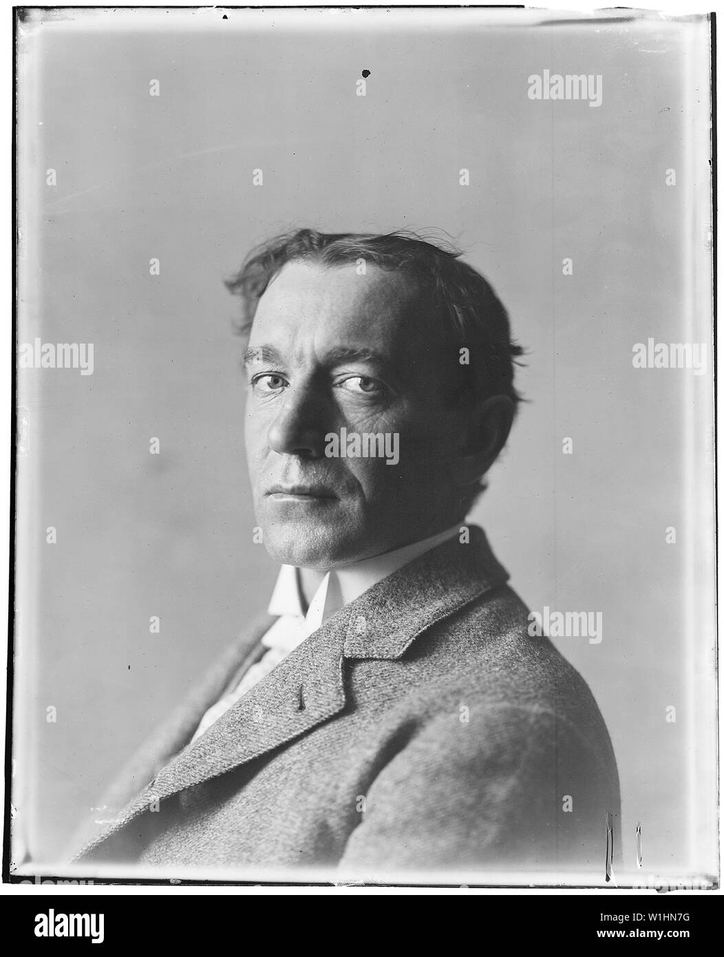 Portrait: Unidentified white man Stock Photo - Alamy