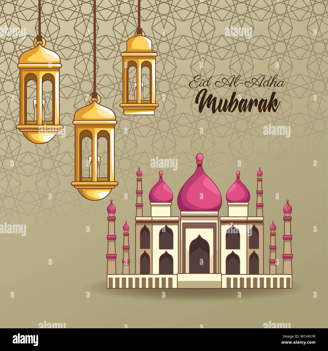 major festival of the Muslims Stock Vector Image & Art - Alamy