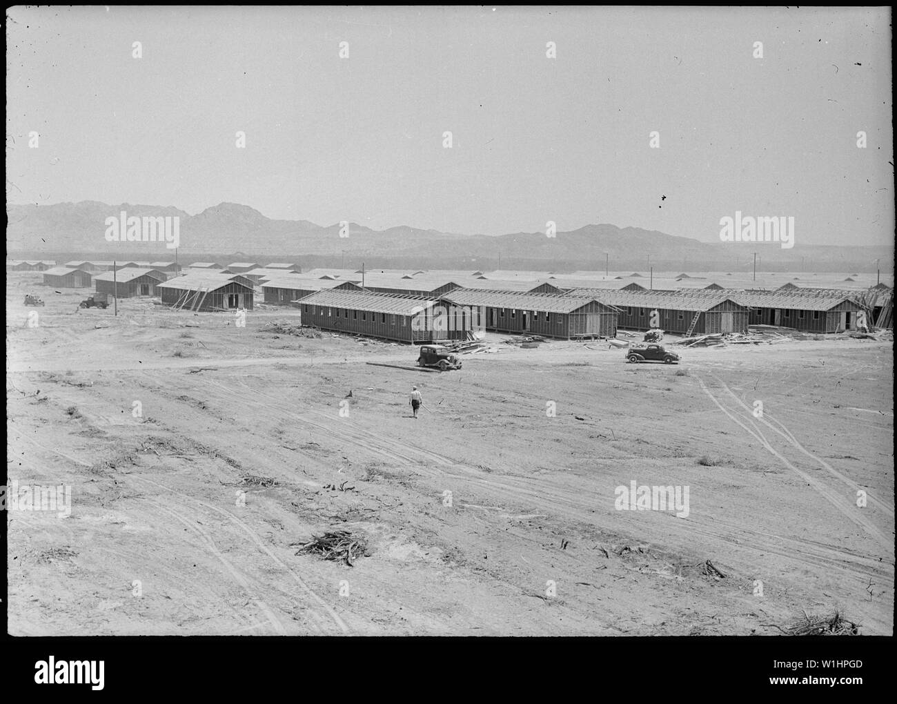 Poston, Arizona. Site Number 1, Camp Number 1, facing Southeast Stock ...