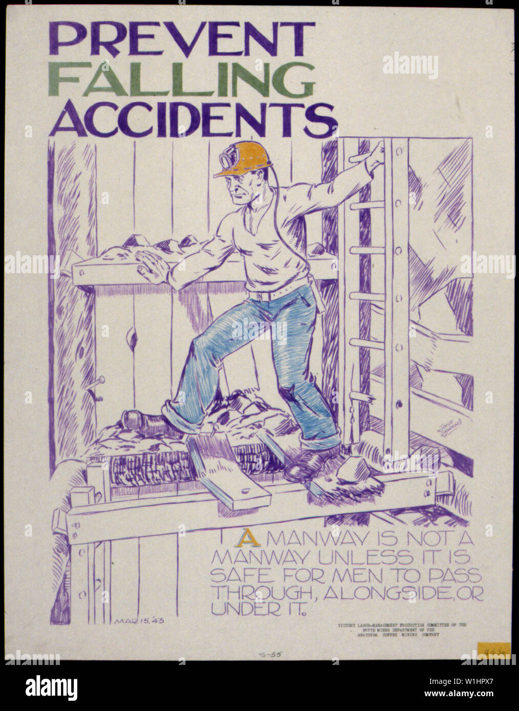 Prevent falling accidents Stock Photo - Alamy