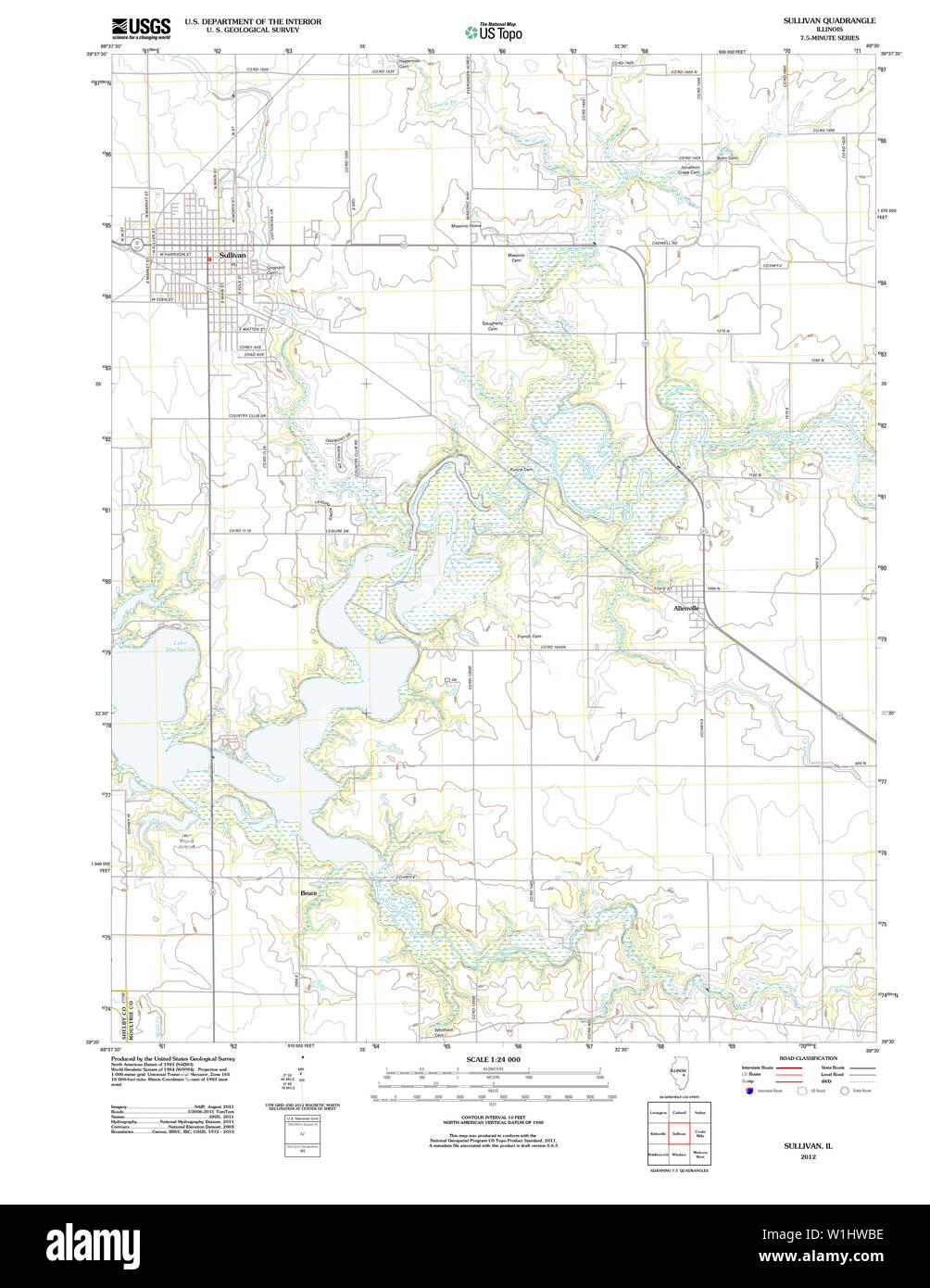 Sullivan map hi-res stock photography and images - Alamy