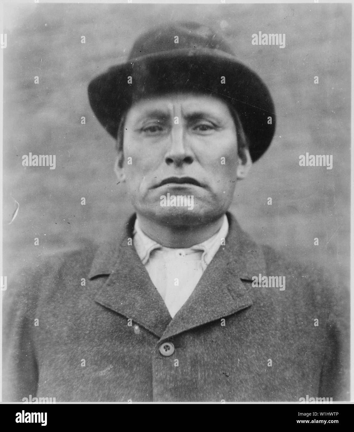 Red Tomahawk, a Yanktonai Sioux policeman at Standing Rock Reservation ...