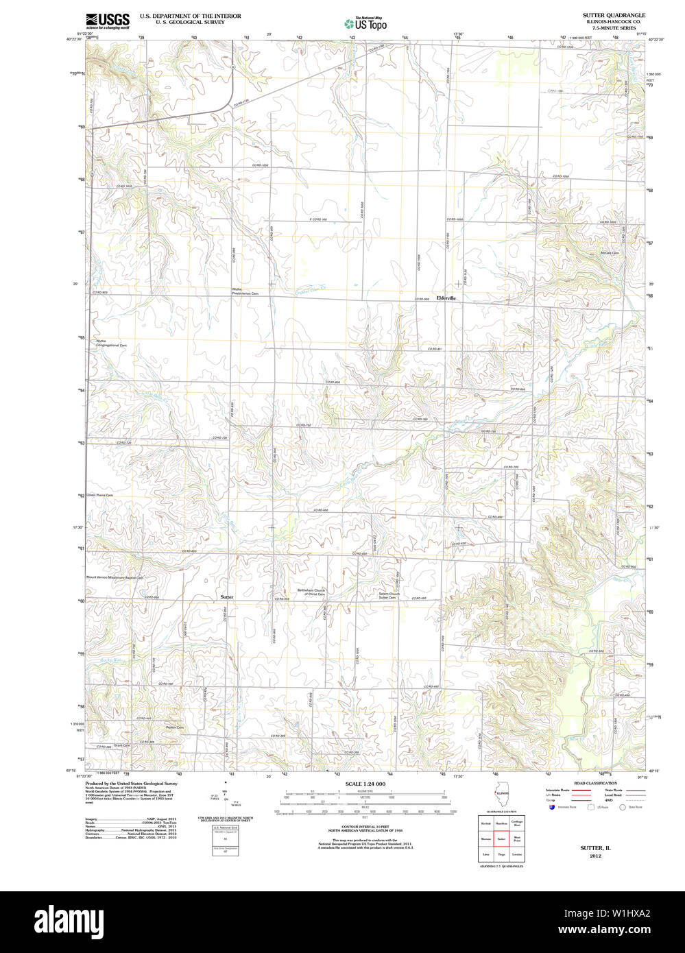 Sutter map Cut Out Stock Images & Pictures - Alamy