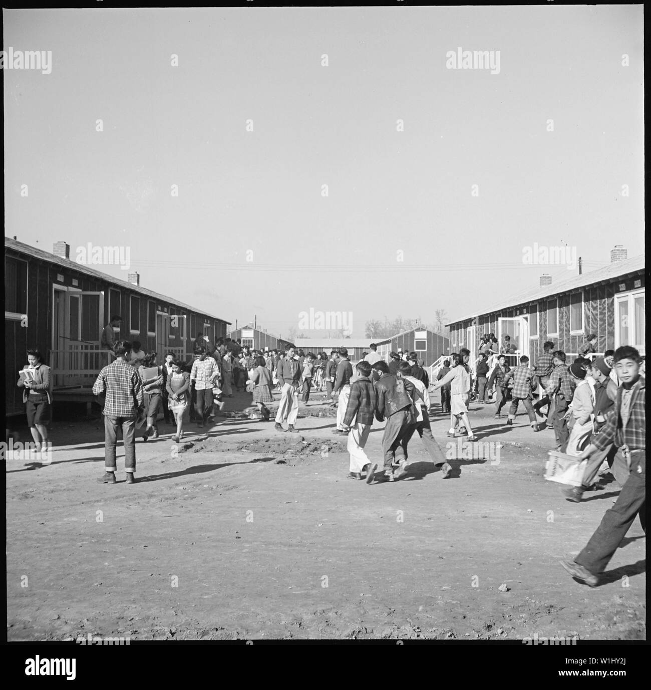 Rohwer Relocation Center, McGehee, Arkansas. Evacuee High School ...