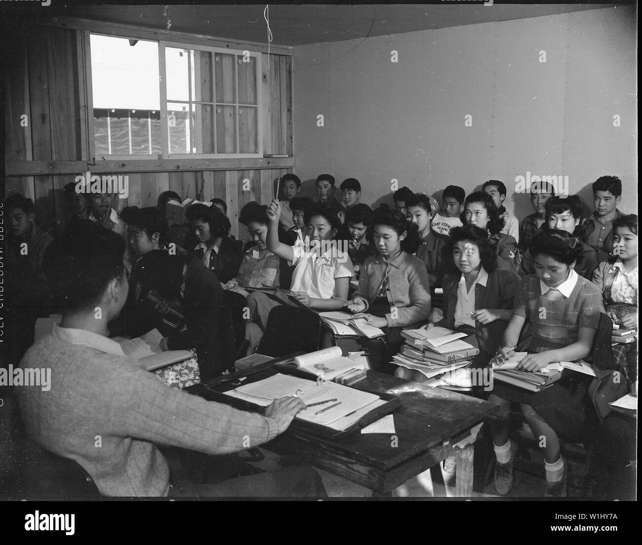 Rohwer Relocation Center, McGehee, Arkansas. Mr. Kinji Sayama, teacher ...