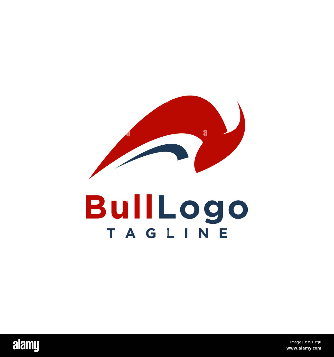 Bull logo hi-res stock photography and images - Alamy