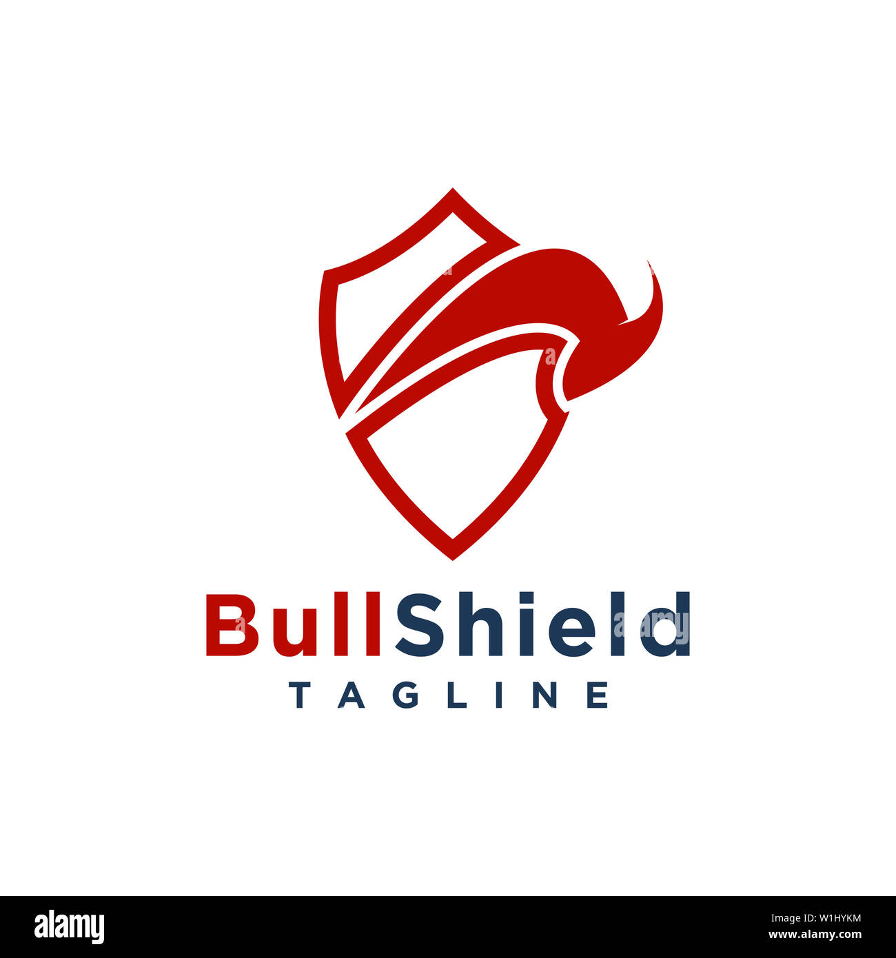Bull logo design simple minimalist style for business or company brand ...
