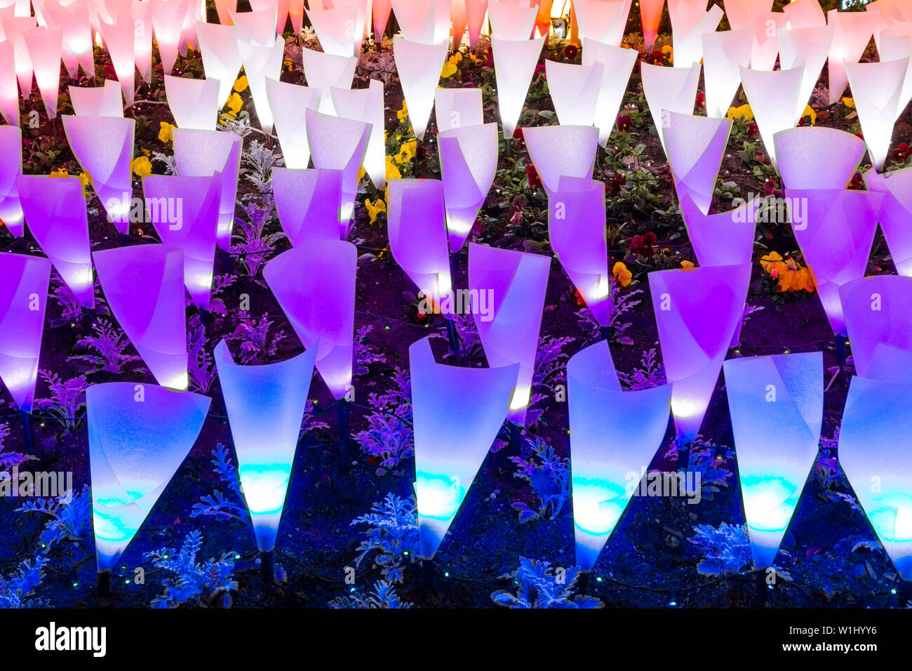 Illumination color paper light Stock Photo - Alamy