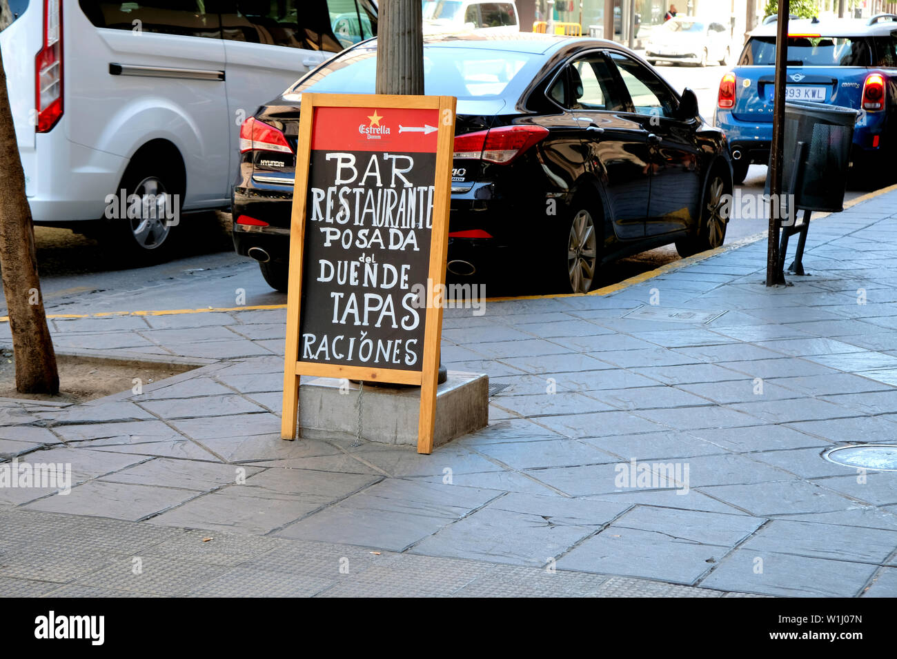 Spanish food advertisement hi-res stock photography and images - Alamy