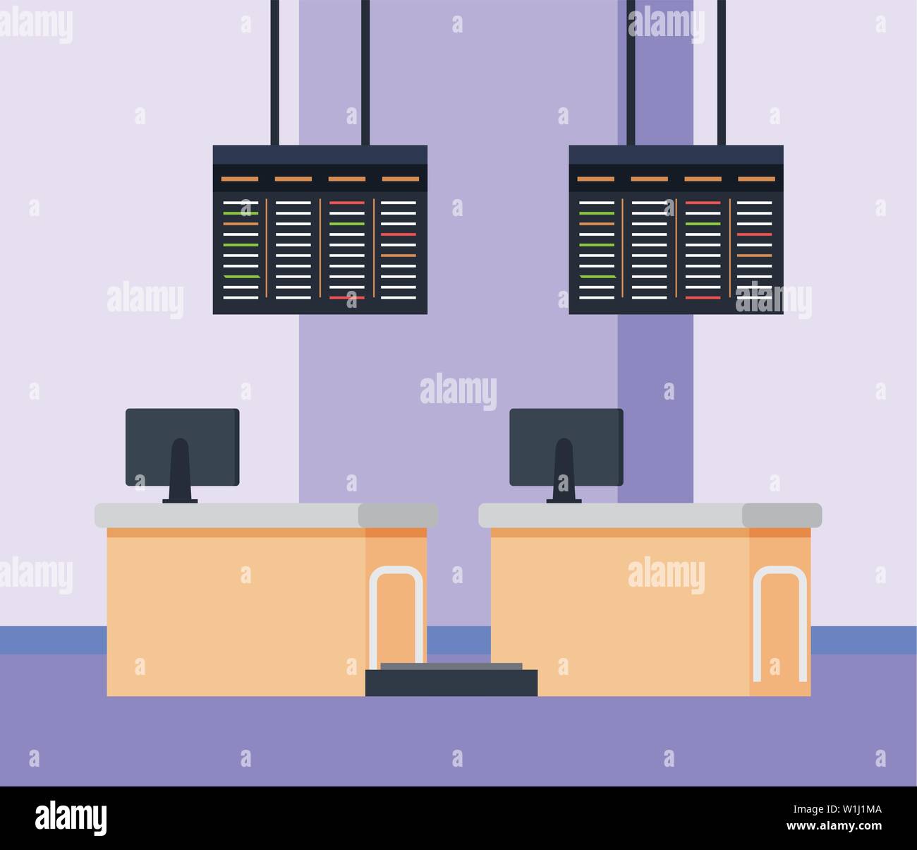 Departure screens airport Stock Vector Images - Alamy