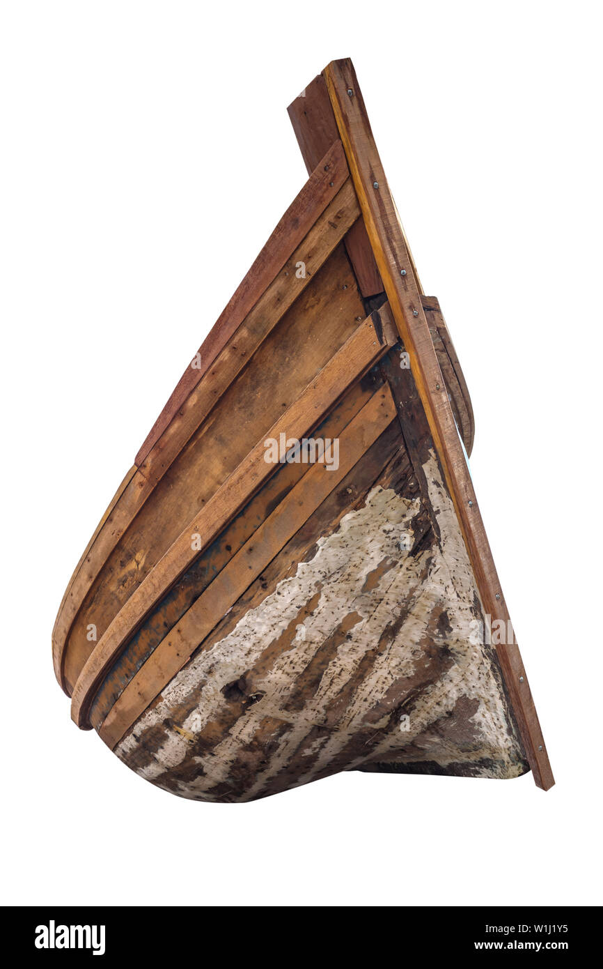 Old traditional wooden rowboat Stock Photo - Alamy