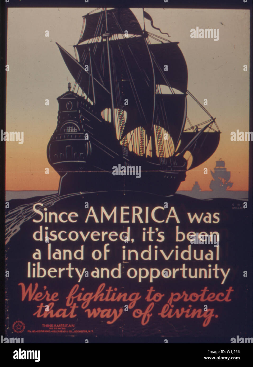 SINCE AMERICA WAS DISCOVERED Stock Photo - Alamy