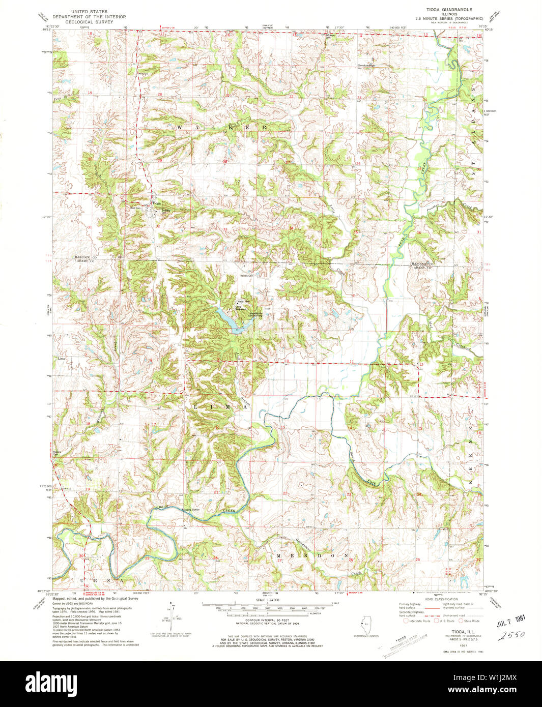 Map of tioga hi-res stock photography and images - Alamy