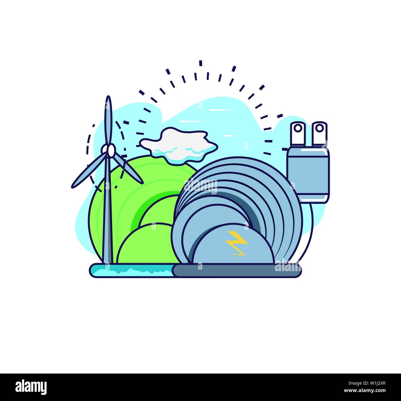 Wind mill design, Sustainability eco friendly green recycle ecology ...