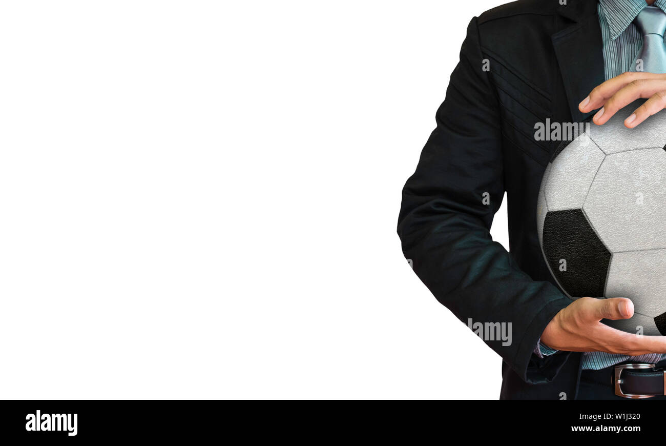 Studio picture of football coach Stock Photo - Alamy