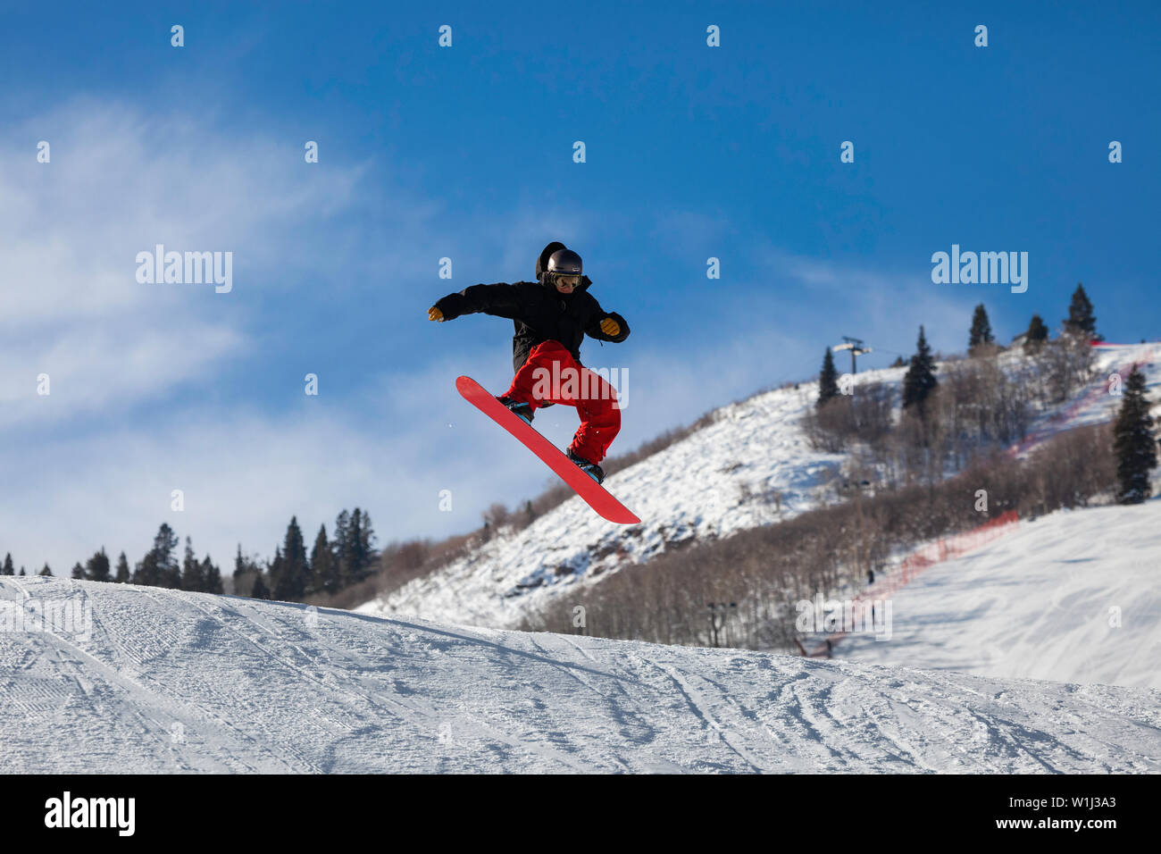 Snowboard park hi-res stock photography and images - Alamy