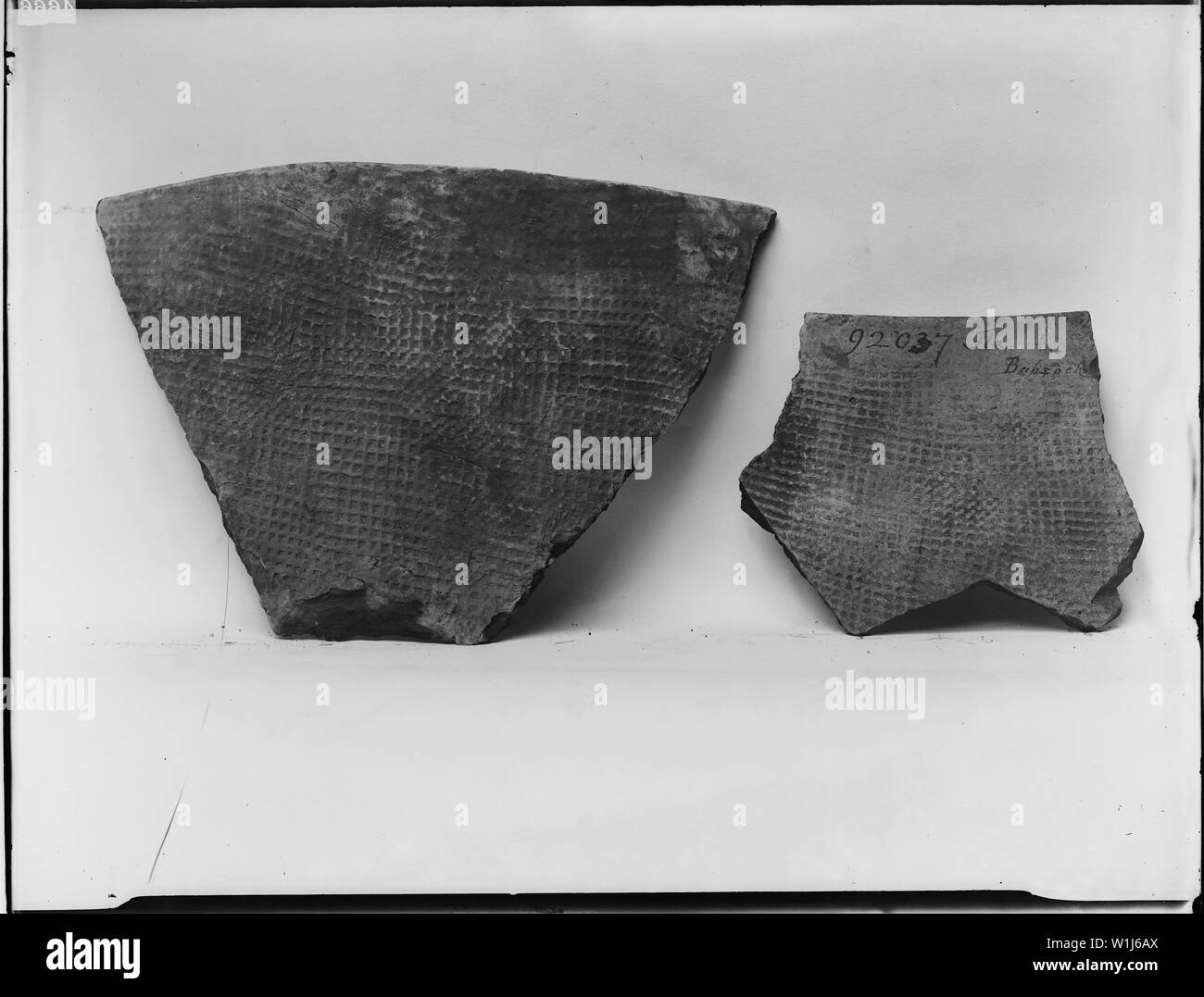 Salish pottery fragments Stock Photo - Alamy