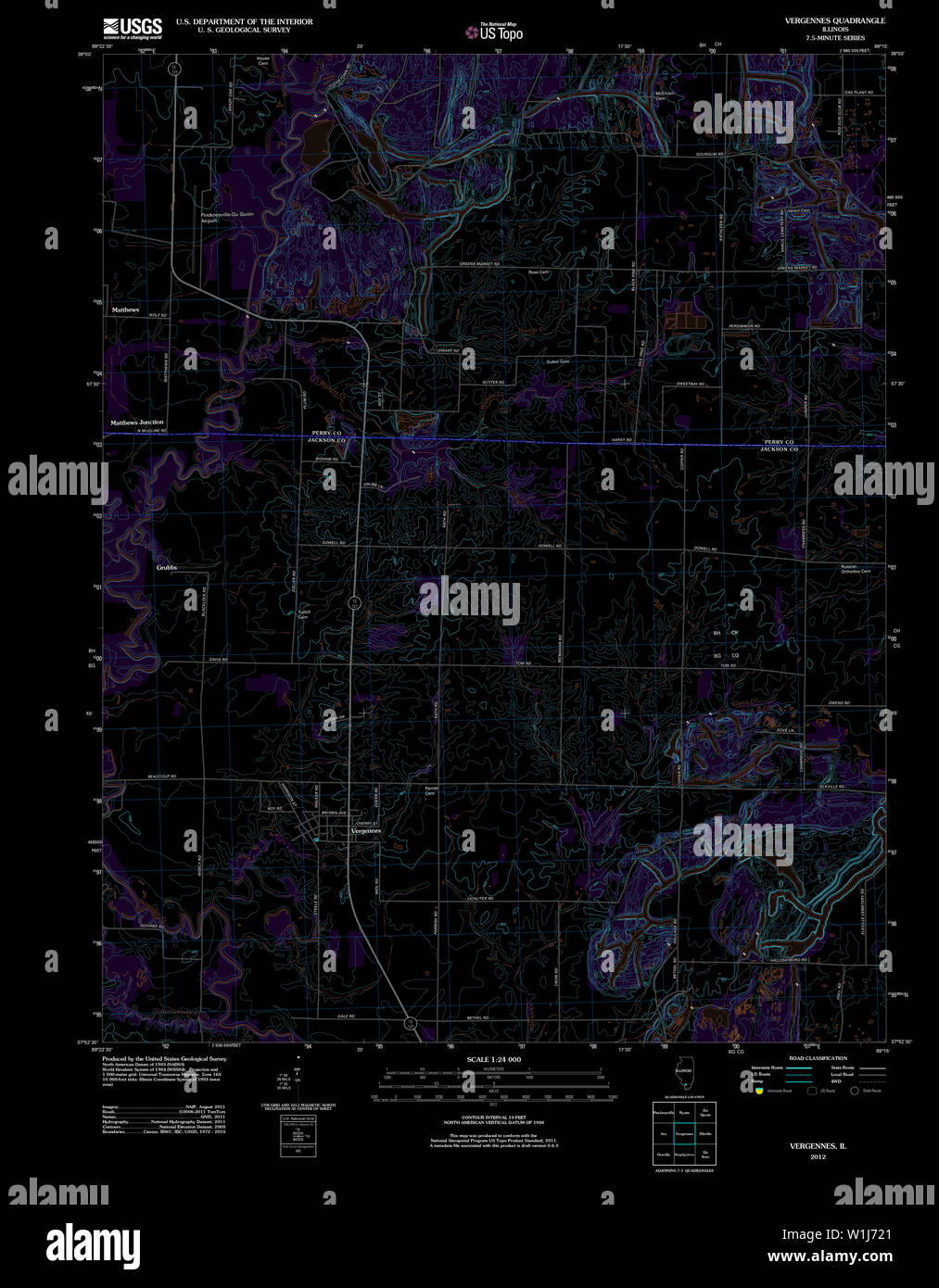 Map of vergennes hi-res stock photography and images - Alamy