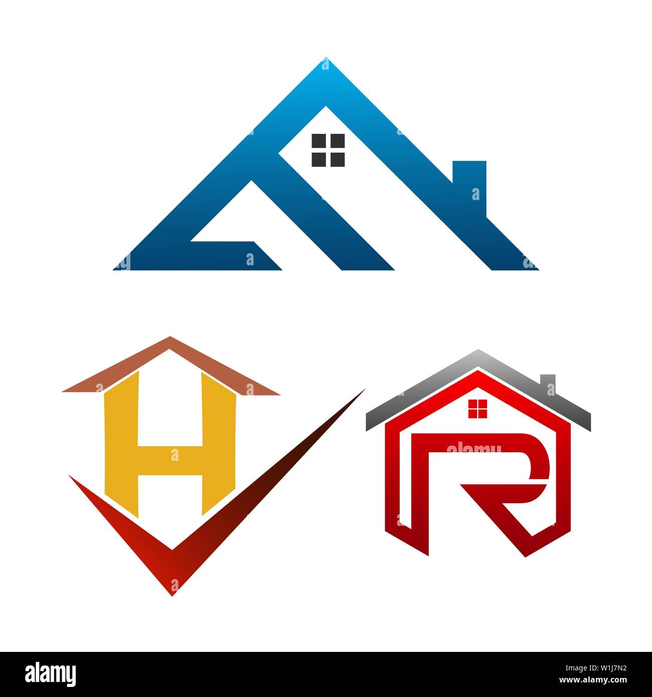 Real Estate Logo set. Building and Construction collection Logo Vector ...