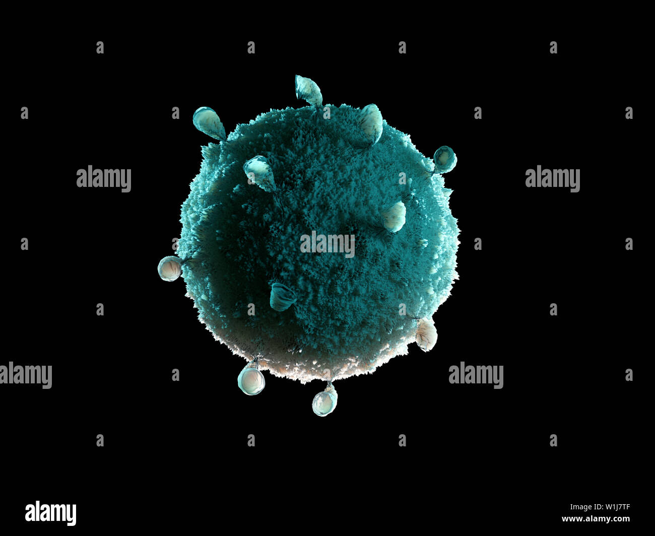 3d rendered virus hi-res stock photography and images - Alamy