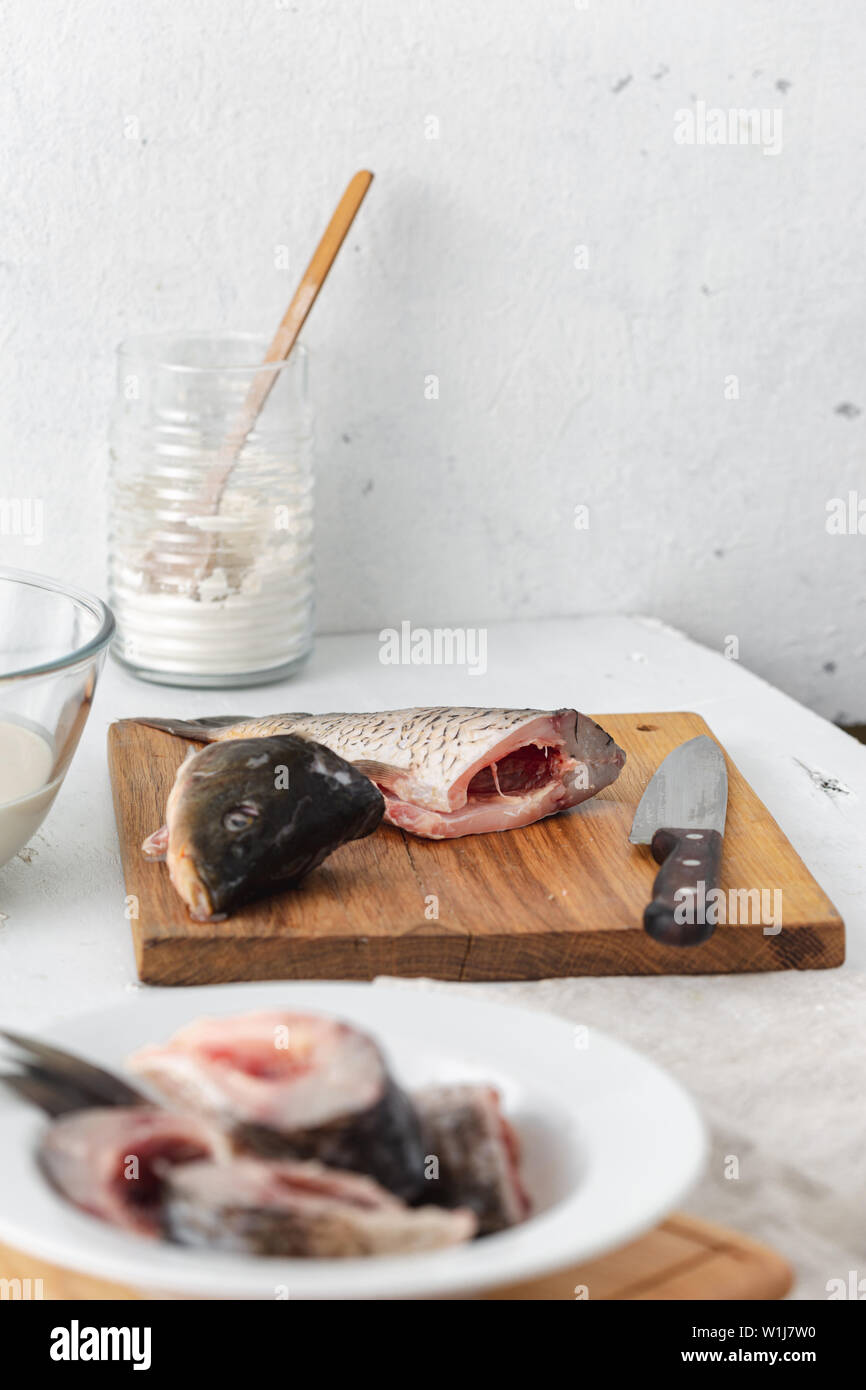 Carp slice hi-res stock photography and images - Alamy