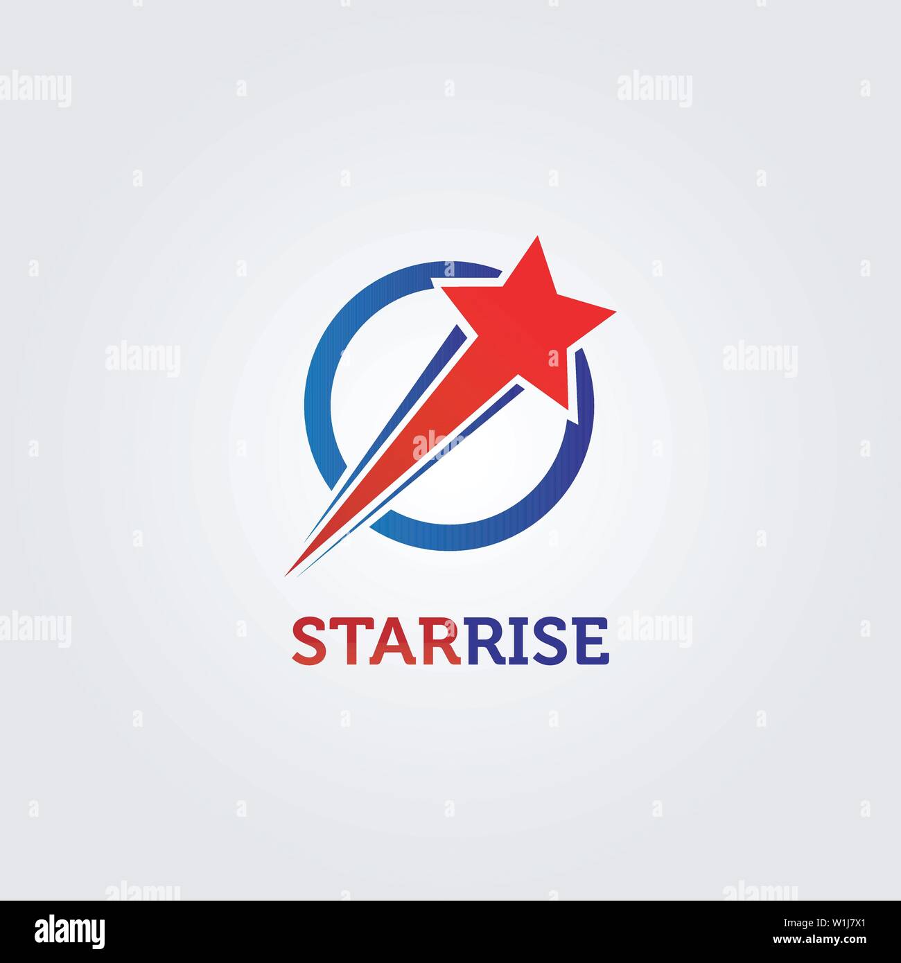 Rising Star Company Business Logo Sign Symbol Icon Stock Vector Image ...