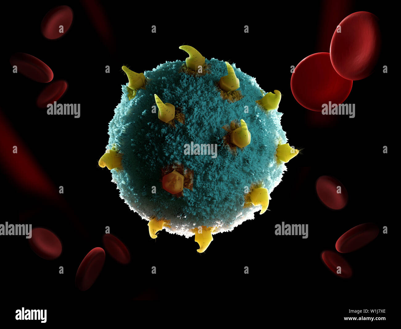 3d rendered virus hi-res stock photography and images - Alamy