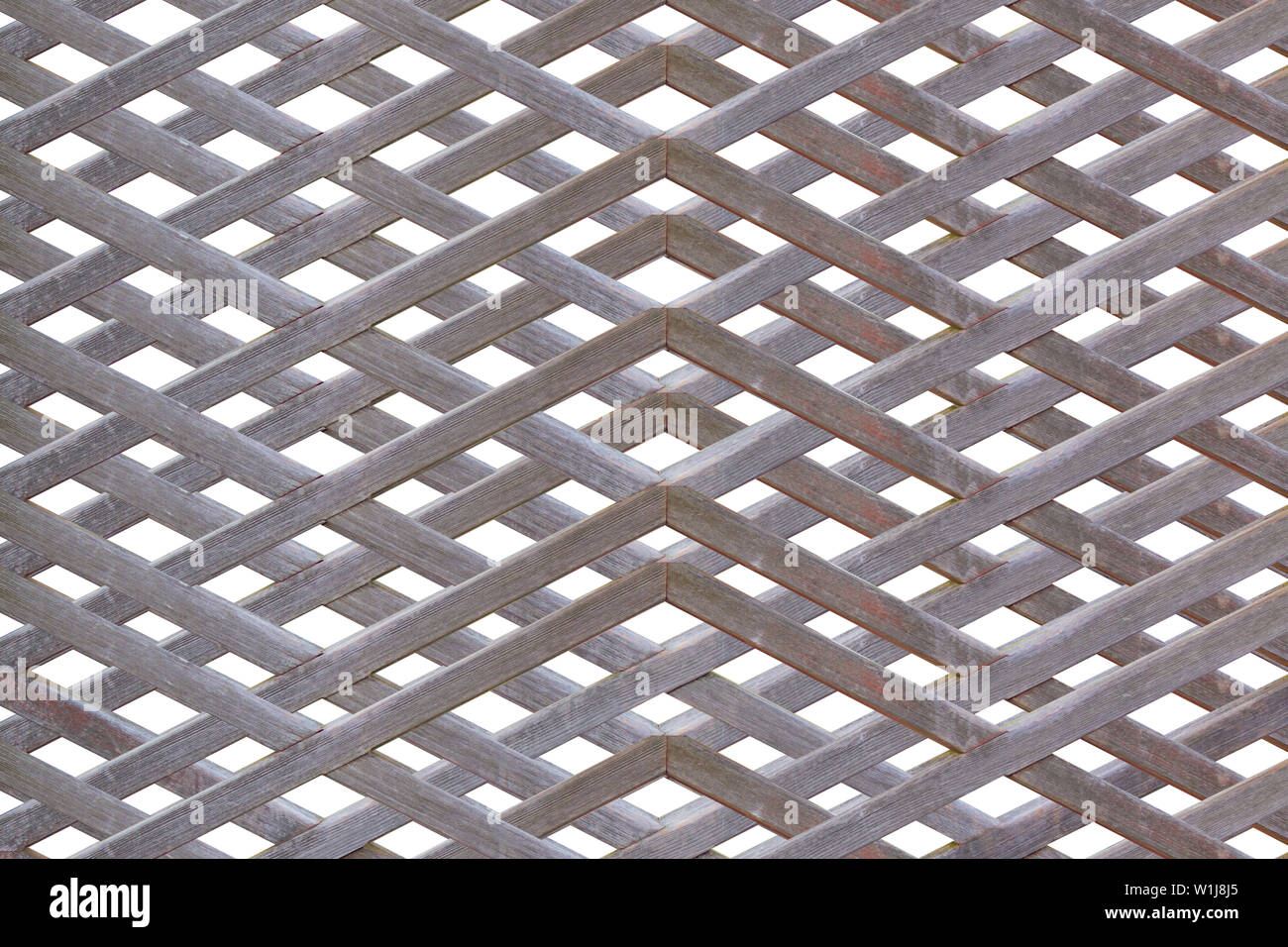 Wooden fence lattice pattern background Stock Photo - Alamy
