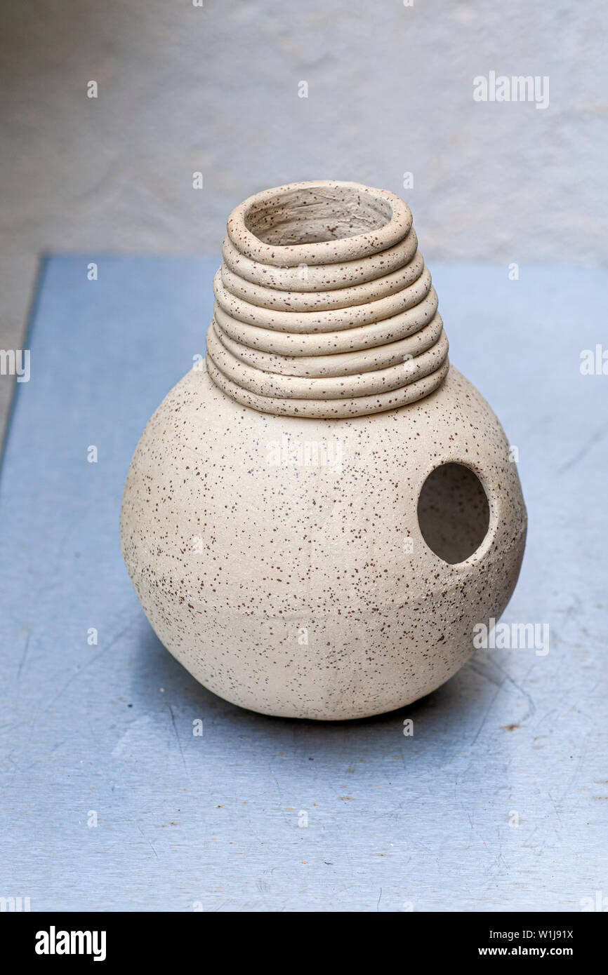 handmade Clay Udu.. The udu is a plosive aerophone (in this case ...