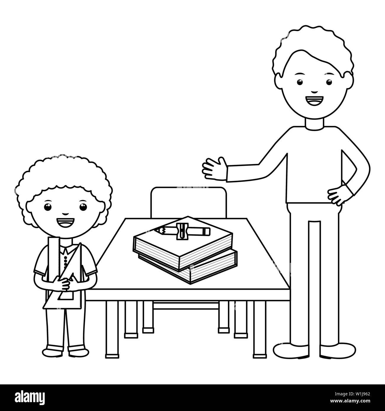 Student Clip Art Black And White