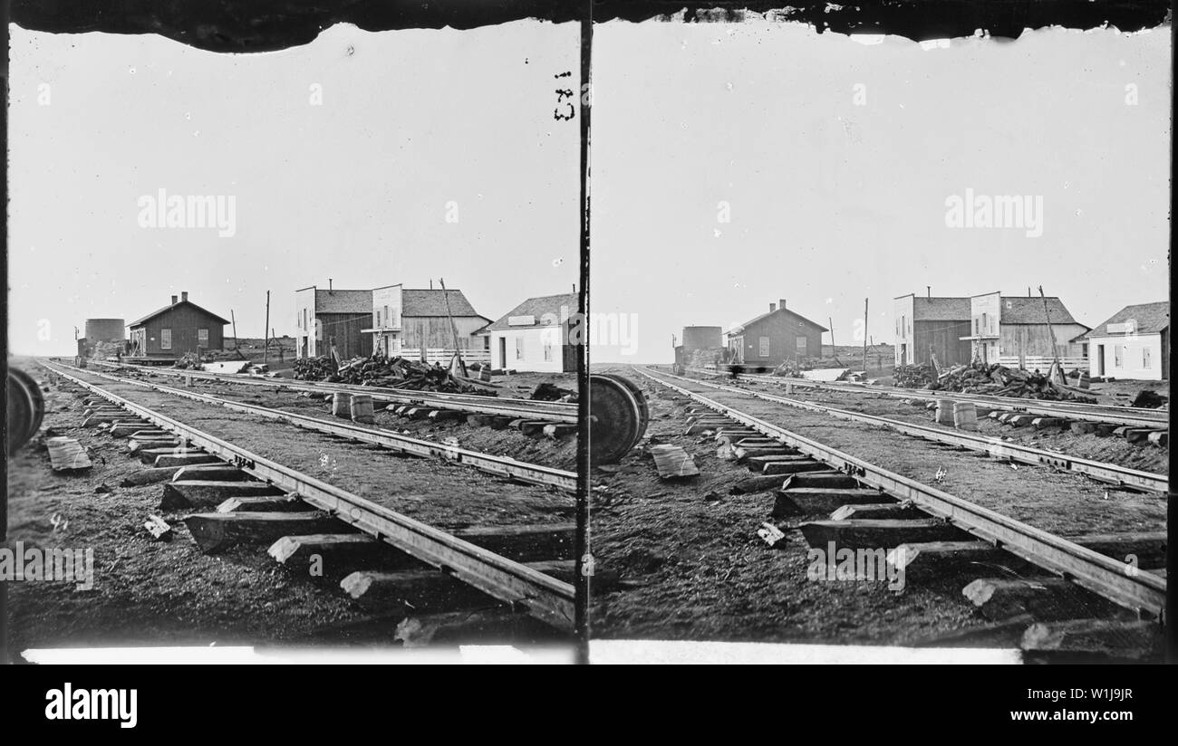 Sherman Station, summit of Laramie range. Albany County, Wyoming Stock ...