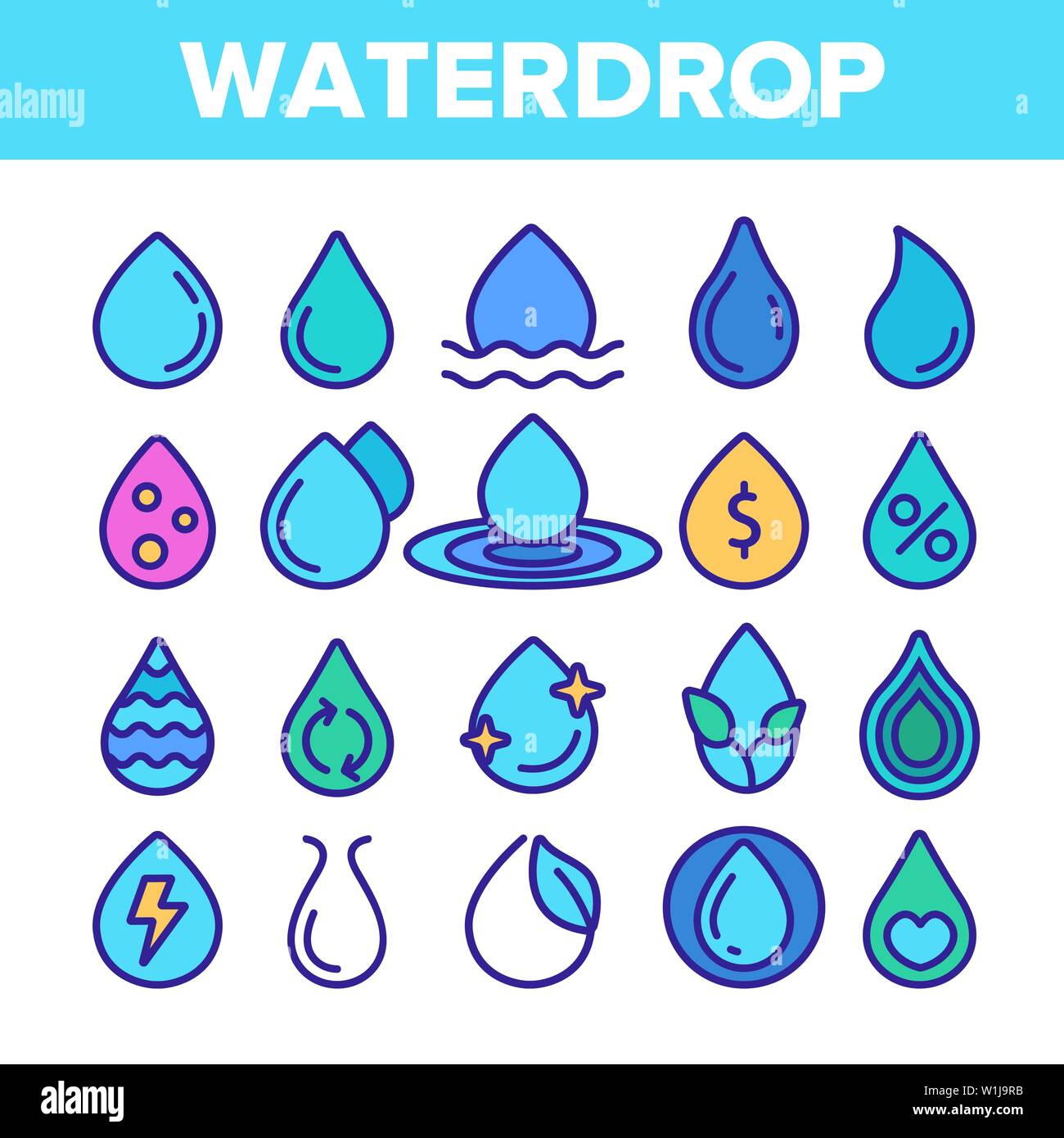 Dollar aqua Stock Vector Images - Alamy