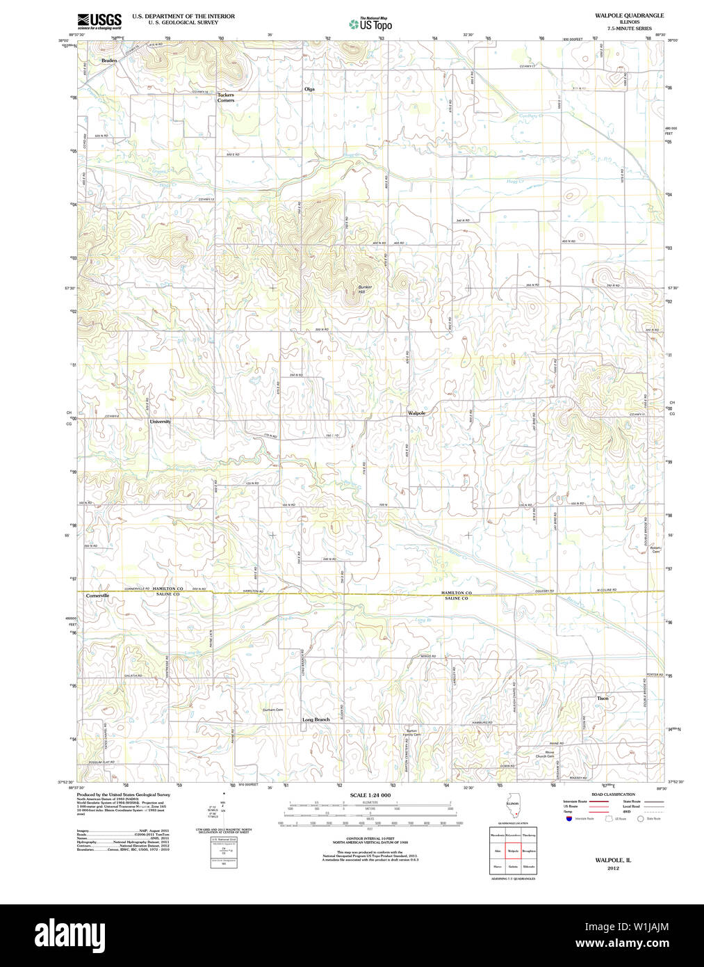 Walpole map hi-res stock photography and images - Alamy