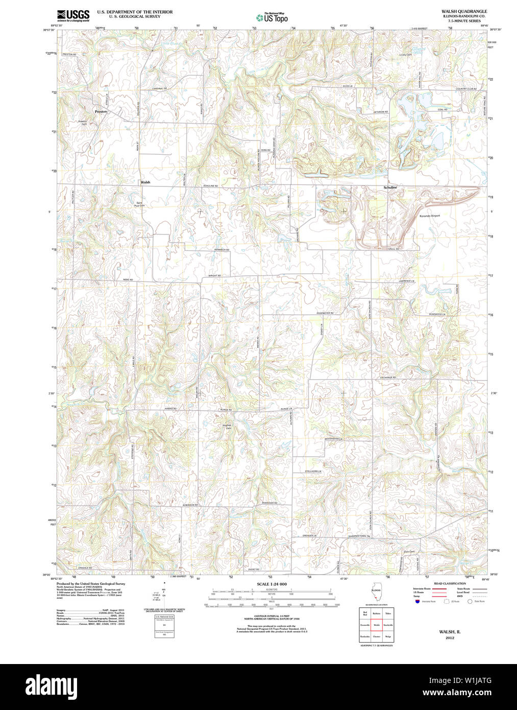 Walsh map hi-res stock photography and images - Alamy