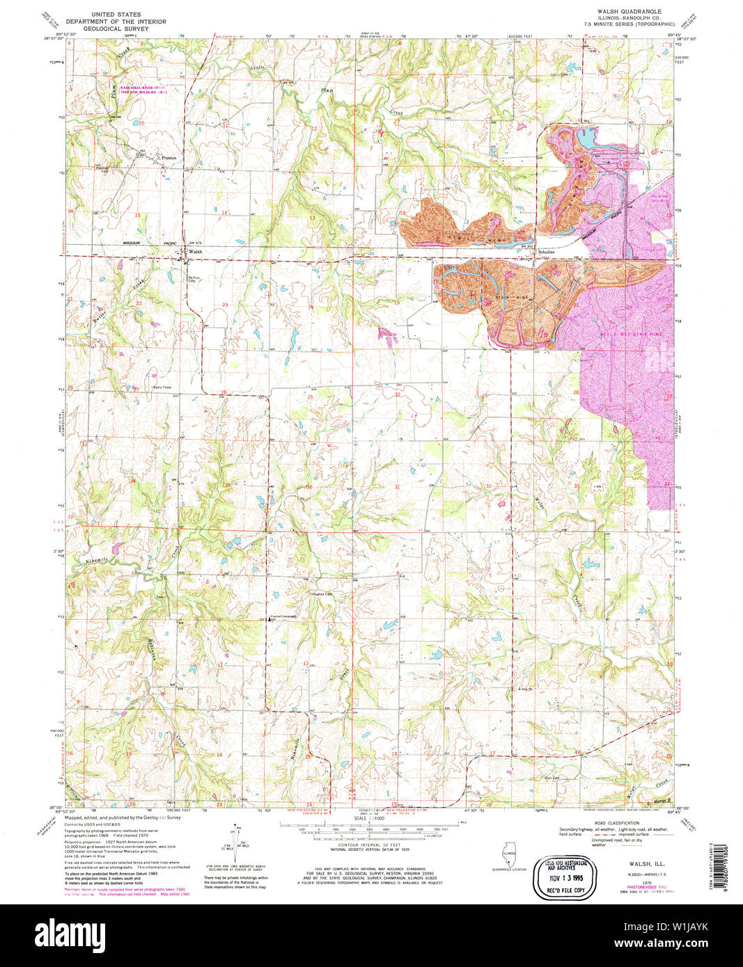 Walsh map Cut Out Stock Images & Pictures - Alamy