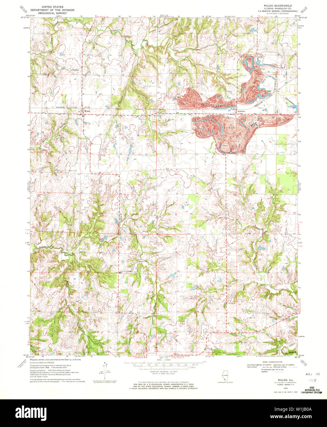 Walsh map hi-res stock photography and images - Alamy