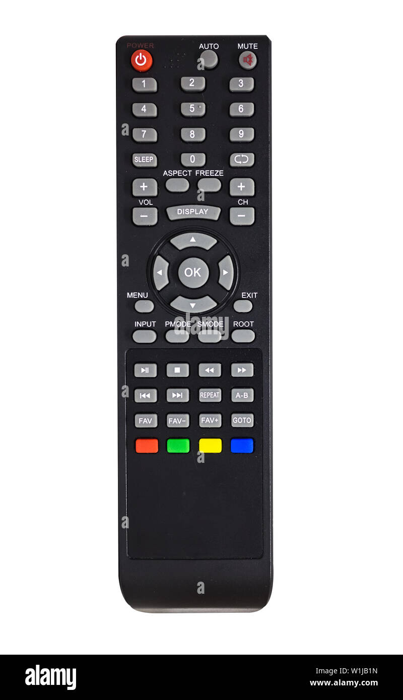 Tv remote control Cut Out Stock Images & Pictures - Alamy