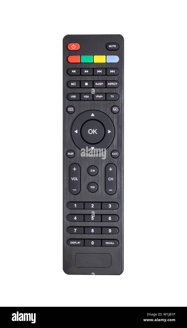 Tv remote control Cut Out Stock Images & Pictures - Alamy