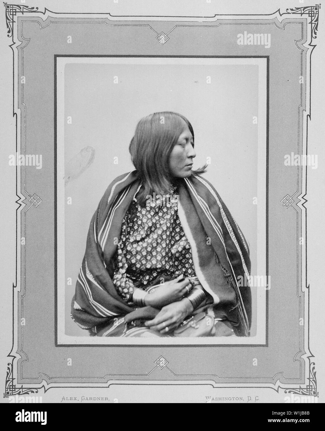 Squaw Of Cheevers. Comanches Stock Photo - Alamy